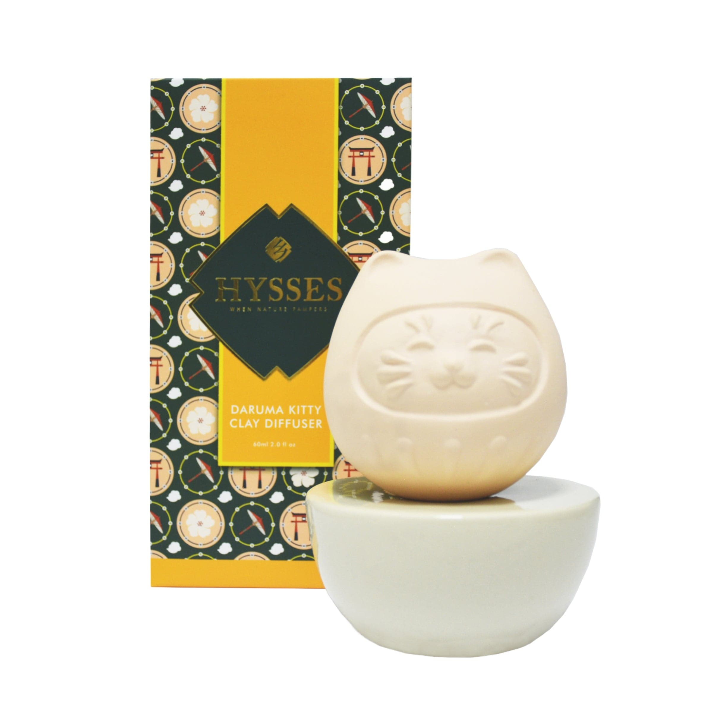 Daruma Kitty Clay Diffuser | HYSSES SG – Hysses Official